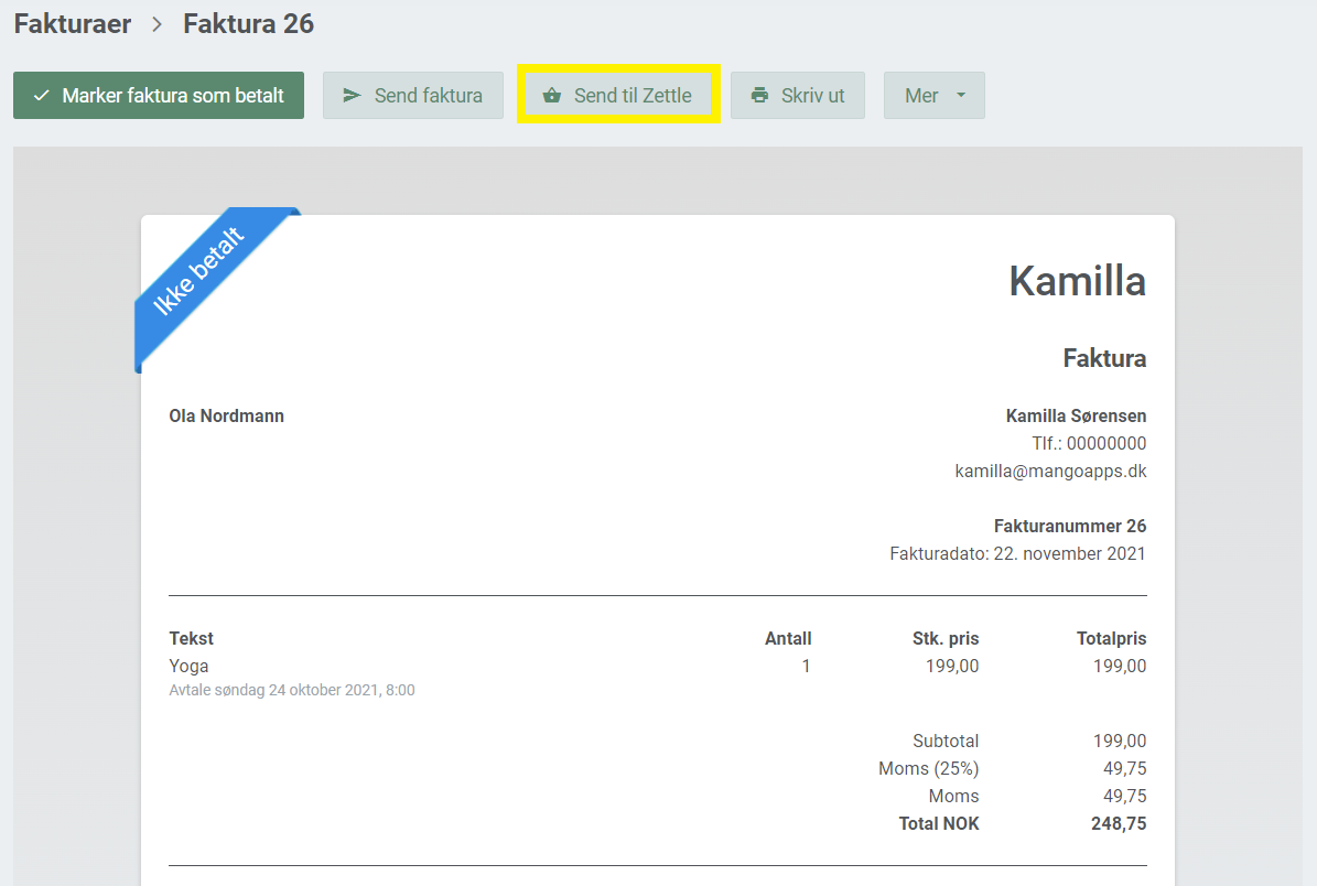 Integrer bookingsystemet ditt med et kassasystem fra Zettle!
